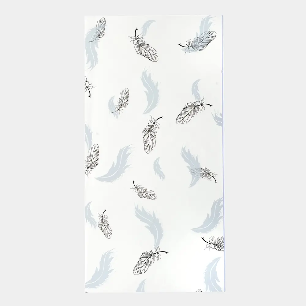 Placa 3D Bby con plumas black - greendeco